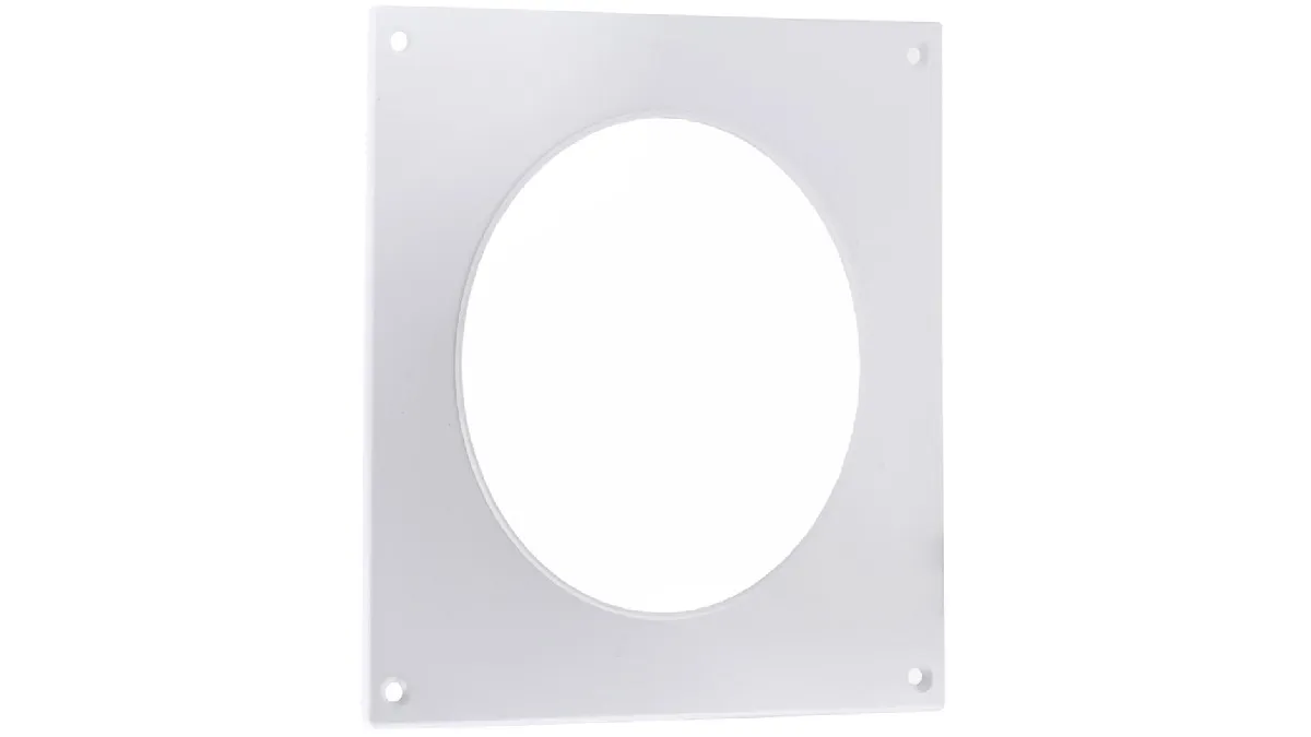 Wall flange fi 150 mm, white | Kluge